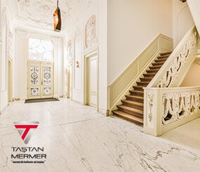 Mermer Basamak Kaplama | Mermer Merdiven Kaplama | Taştan Mermer